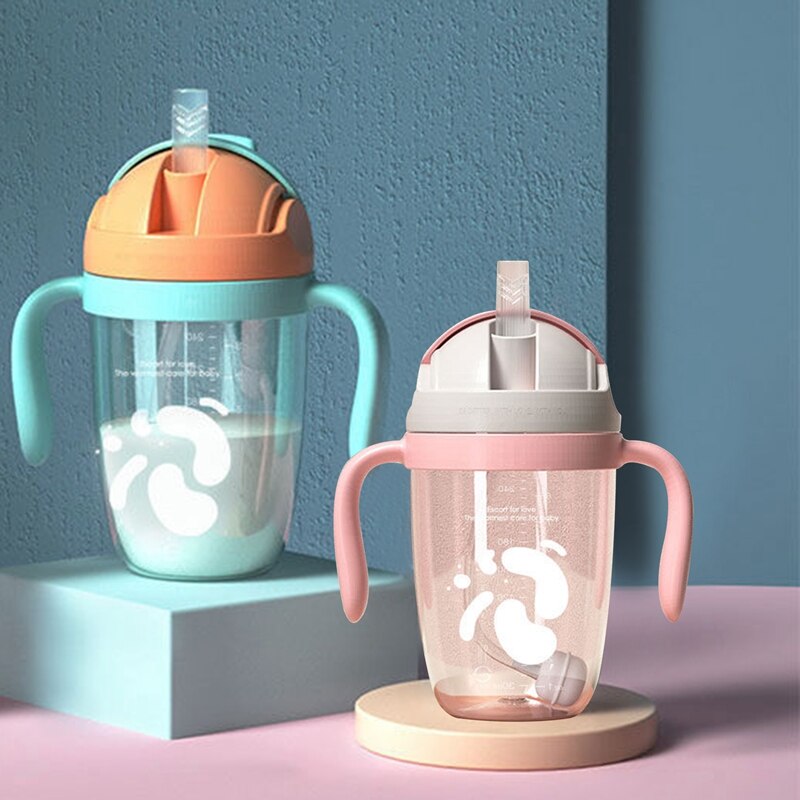 300ML Kind Wasser Flasche Baby Sippy Tassen Anti-C... – Grandado