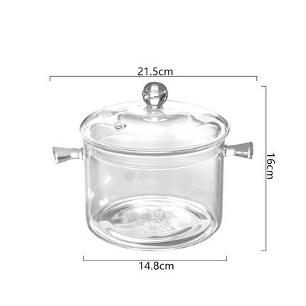Kitchen Pots Heat-Resistant Household Glass Shabu-... – Grandado