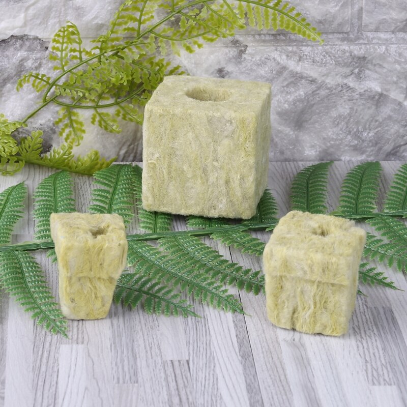 Rockwool Cube Hydroponic Grow Media Soilless Culti... – Grandado