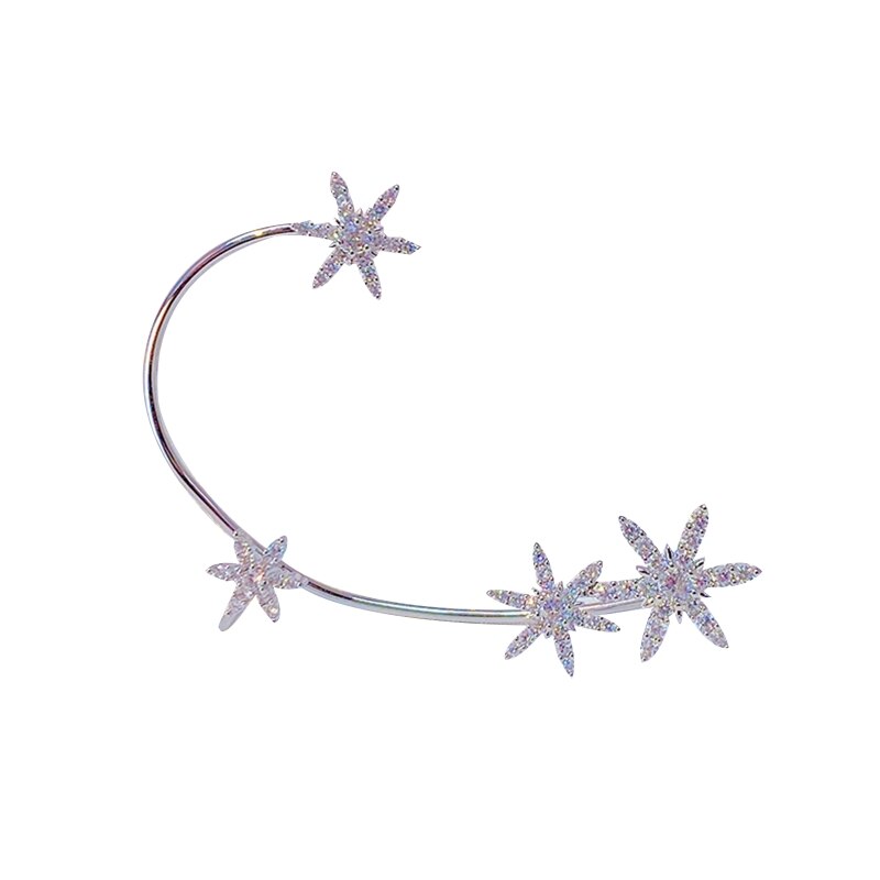 Helix Kraakbeen Clip Sneeuwvlok Oor Manchet Helix ... – Vicedeal