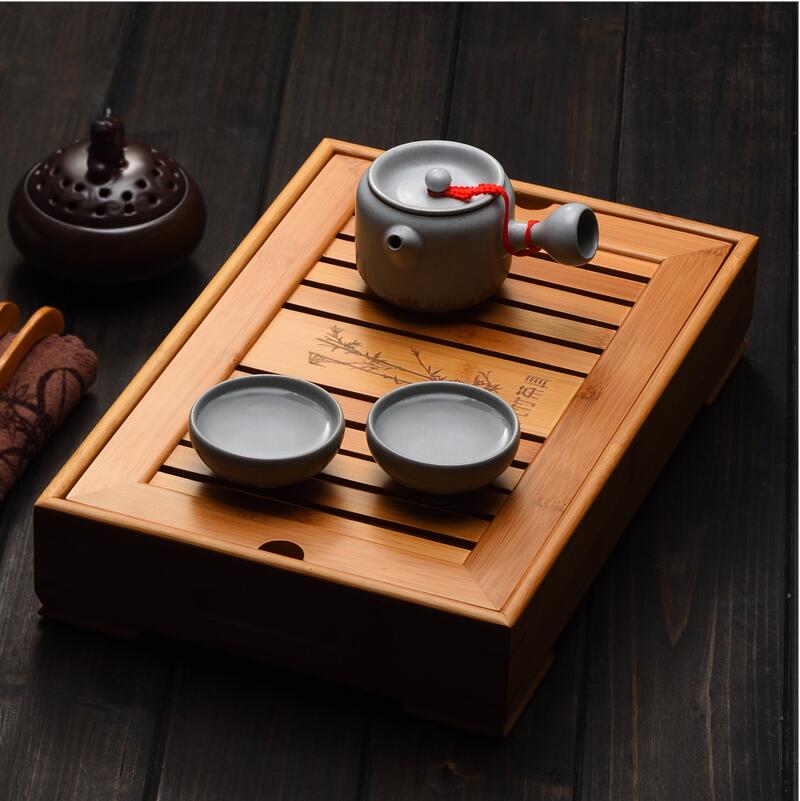 Bamboo Tea Trays Kung Fu Tea Accessories Tea Tray ... – Grandado
