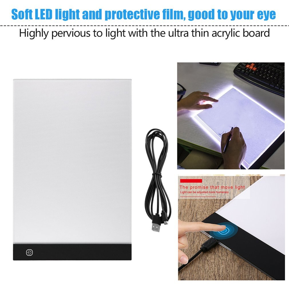 Usb Opladen A4 Led Ultra Dunne Kunst Facsimile Tek... – Grandado