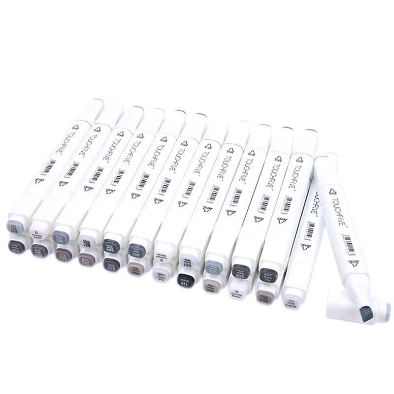 TOUCHFIVE 30 Colors Markers Set Alcohol Based Sket... – Grandado
