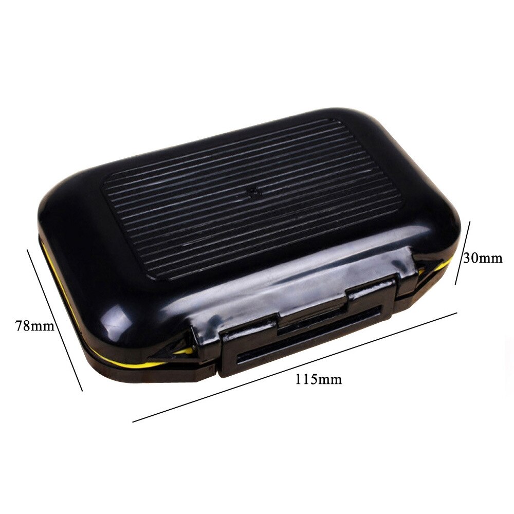 12 Compartments Plastic Fishing Box Bait Two-color... – Grandado