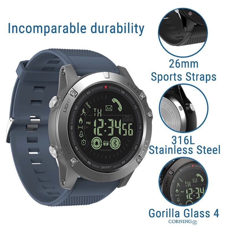 X Unisex Quartz Wristwatch Bluetooth 4.0 IP67 Wate... – Grandado