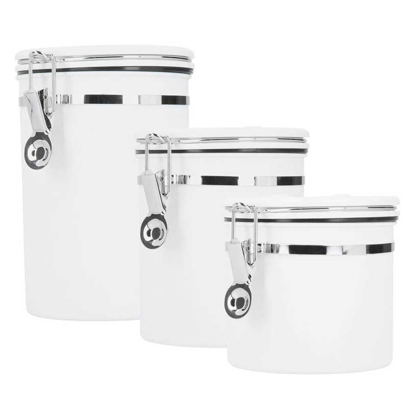 Tea Caddies Stainless Steel Sealed Canister Coffee... – Grandado