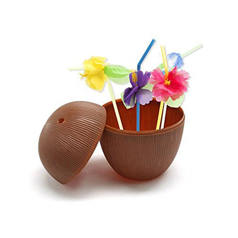 Lovely Plastic Fruit Pineapple Coconut Drinking Cu... – Vicedeal