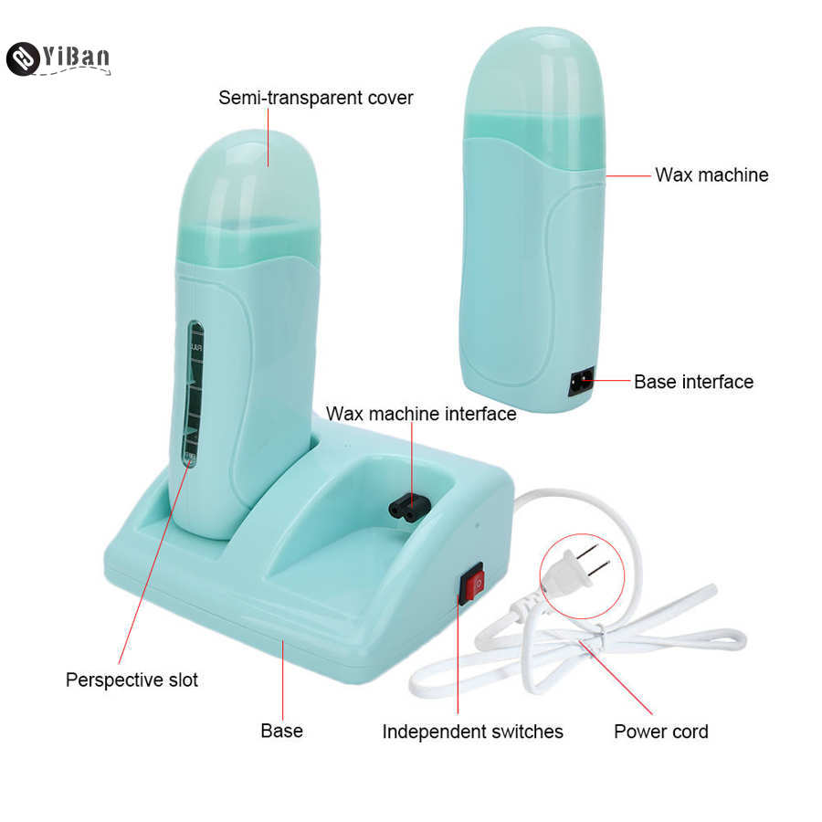 Epilator Hair Removal Wax Heater Warmer Double Wax... – Grandado