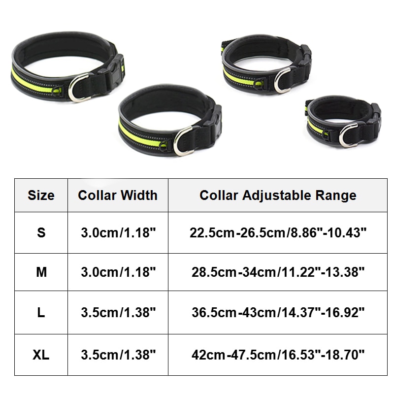 Outdoor Reflective Nylon Pet Dog Collars With ID T... – Grandado