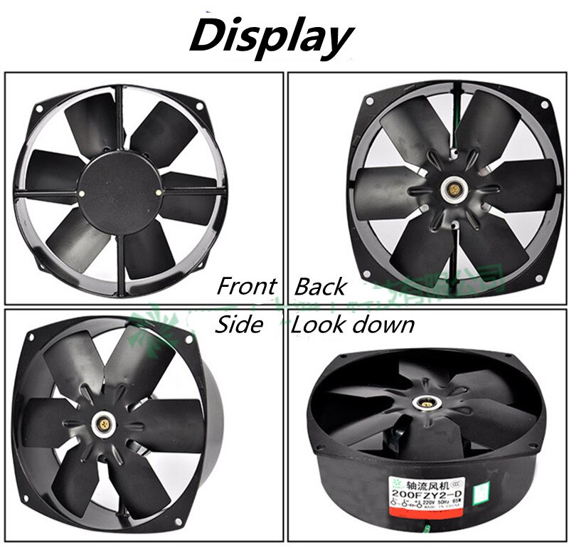 Metal Blade 200FZY2-D Cooling Fan 220V 65W 0.3A Hi... – Vicedeal