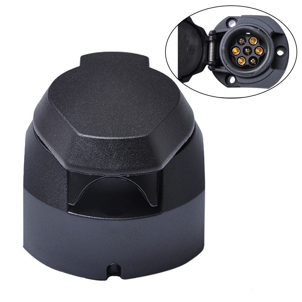 7 Pin 12V Plastic European Trailer Socket Plug + T... – Vicedeal