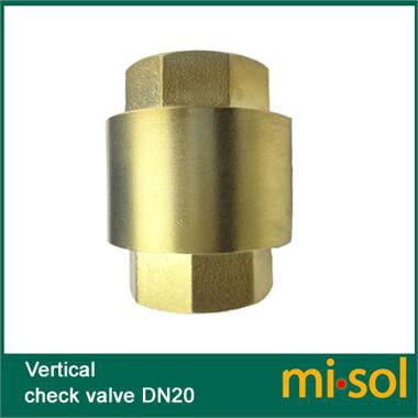 BRASS NON RETURN VALVE Vertical DN20 CHECK VALVE f... – Vicedeal