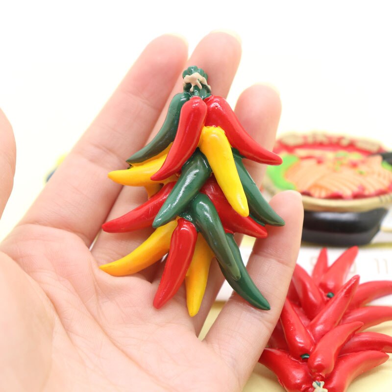 fridge magnet chinese traditional food pot chili m... – Grandado