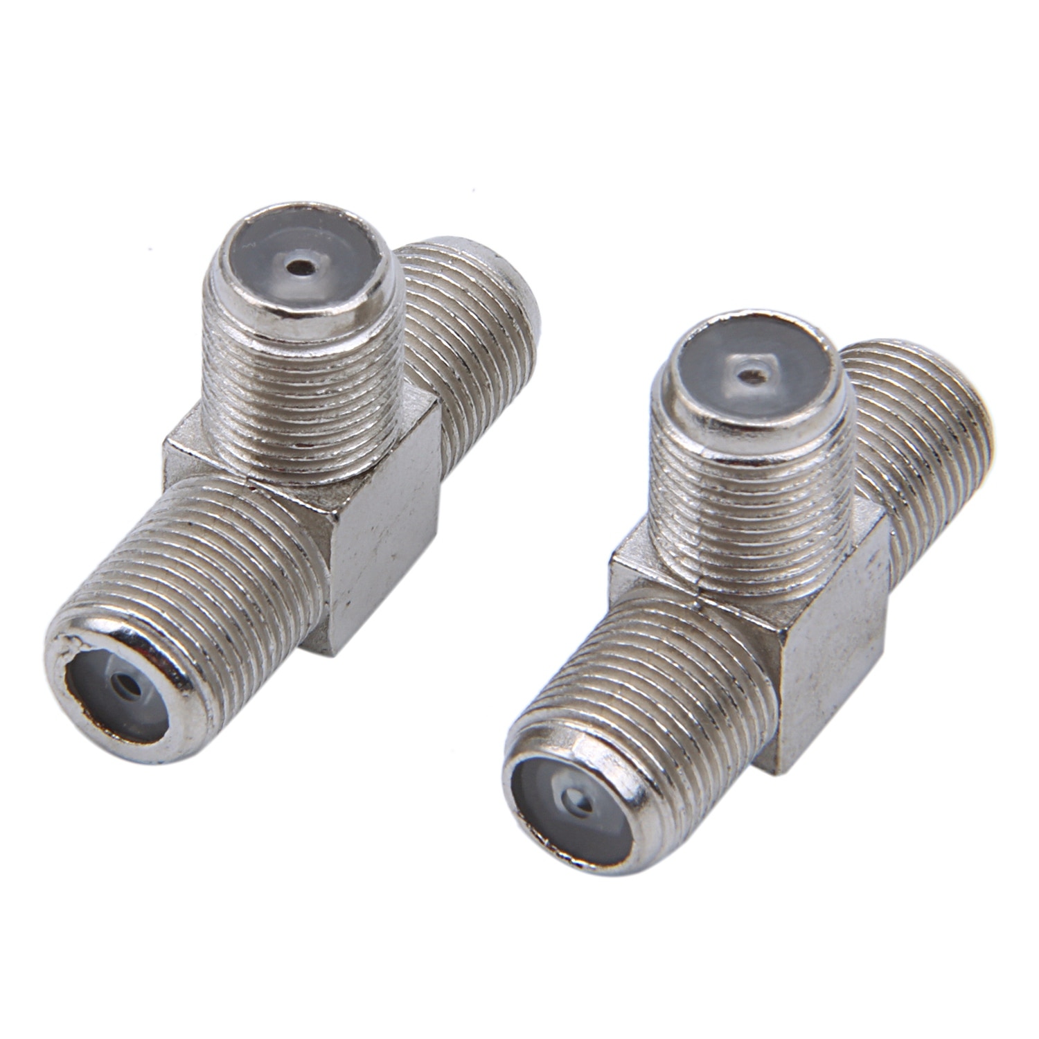 2 PCS 2-Way F-Type Combiner TV Coaxial copper dist... – Vicedeal