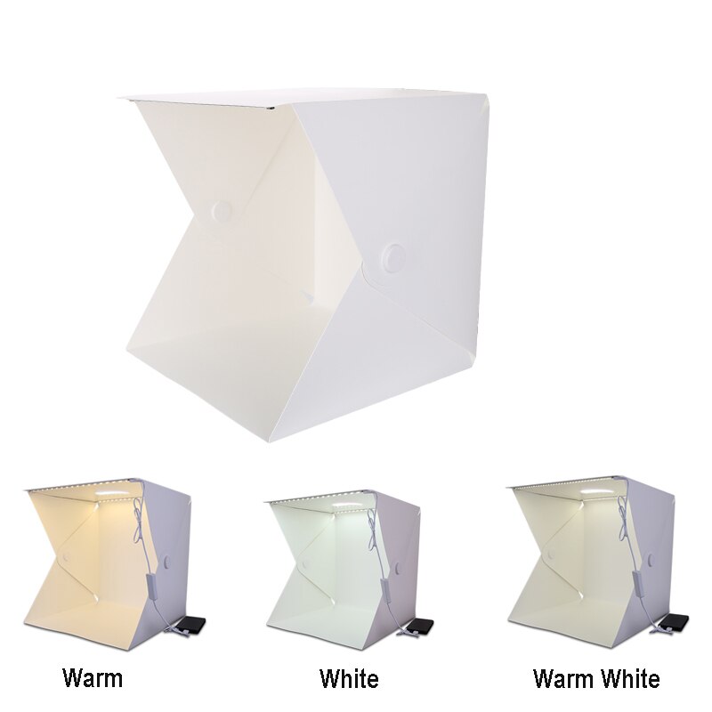 Baolyda PhotoBox Photo Light Box 20cm 40cm LED Lig... – Grandado