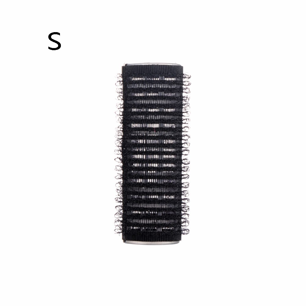 4/6/8Pcs Black Large Self Grip Hair Rollers Pro Sa... – Grandado