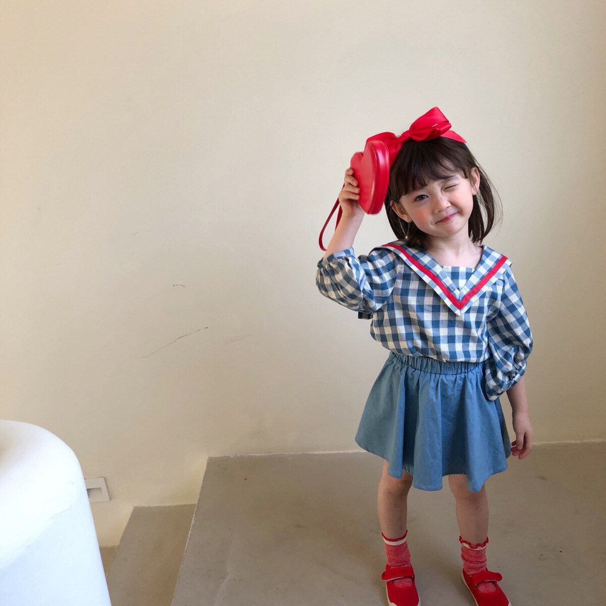Korea style girls skirt spring summer cotton kids ... – Vicedeal