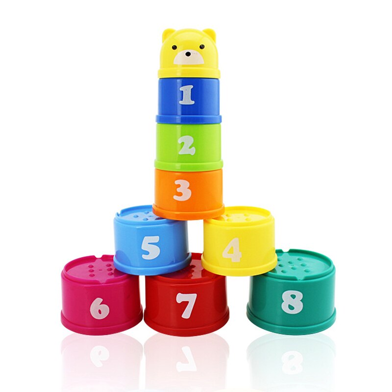 Baby Stacking Cup Educational Baby Toys Rainbow Fi... – Grandado