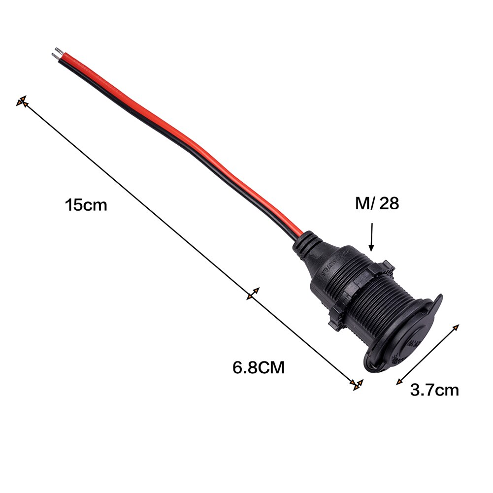 12V 10A Max 120W Car Sigarettenaansteker Kabel Vro... – Grandado