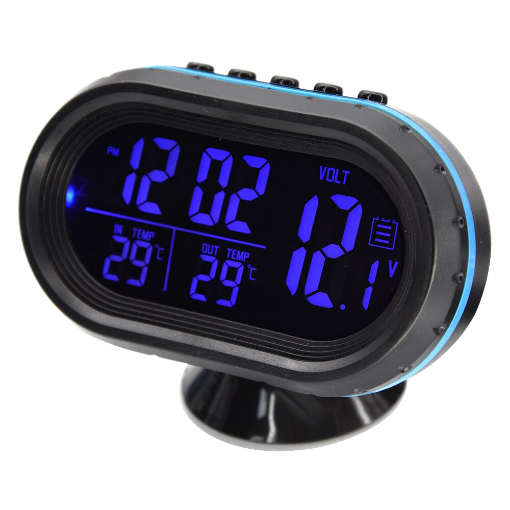 Digital Volt Meter Car LCD Clock Voltmeter Thermom... – Vicedeal