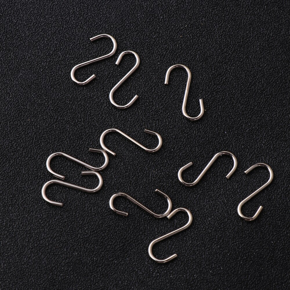 100PCS DIY Mini S-shaped Hooks Sturdy S-shaped Hoo... – Grandado