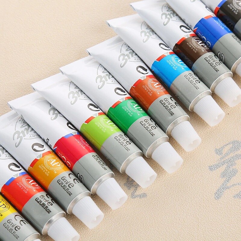 12Colors/Set Acrylic Paint Color Set Acrylic Paint... – Grandado