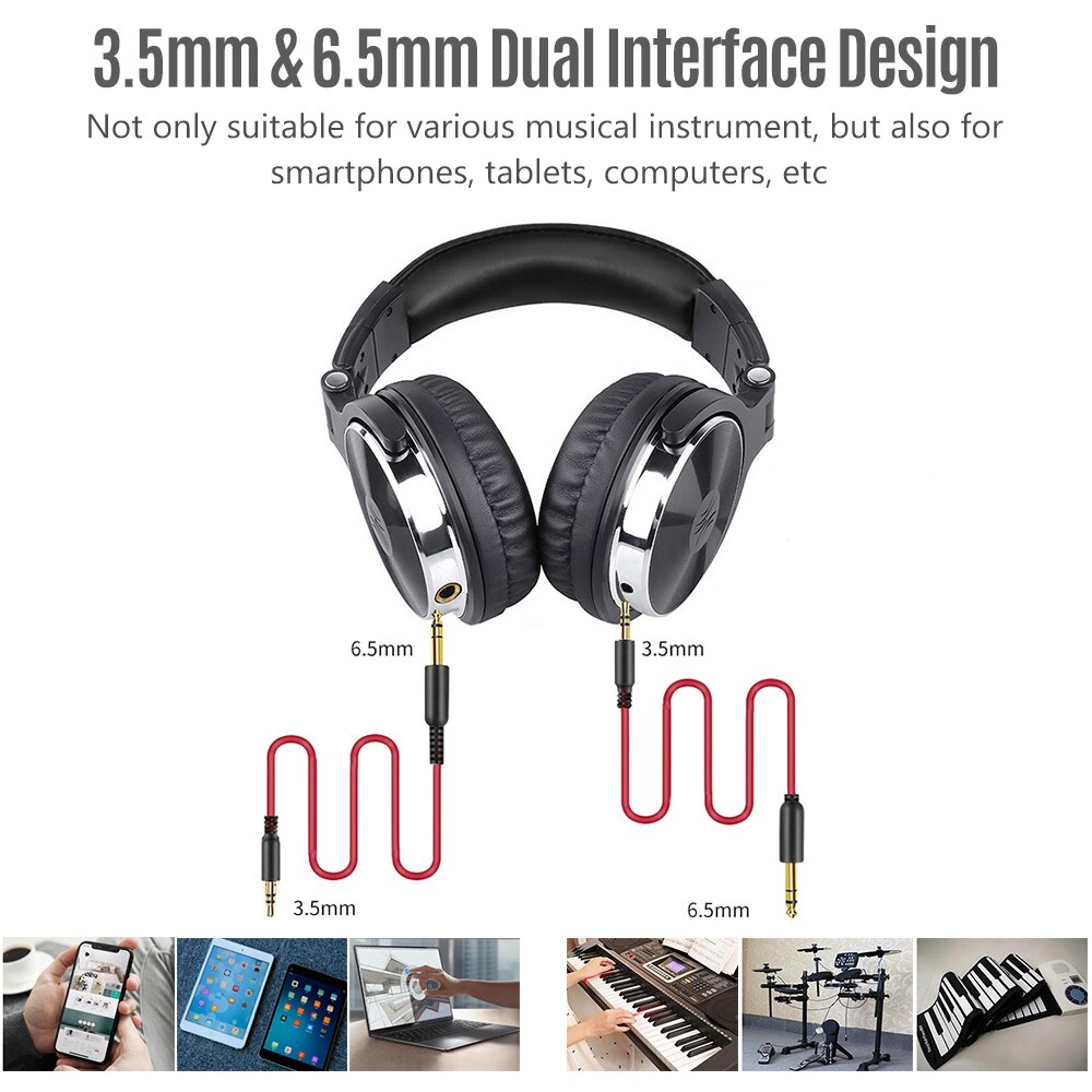 Musical Instrument Monitor Headphones Wired Headse... – Grandado