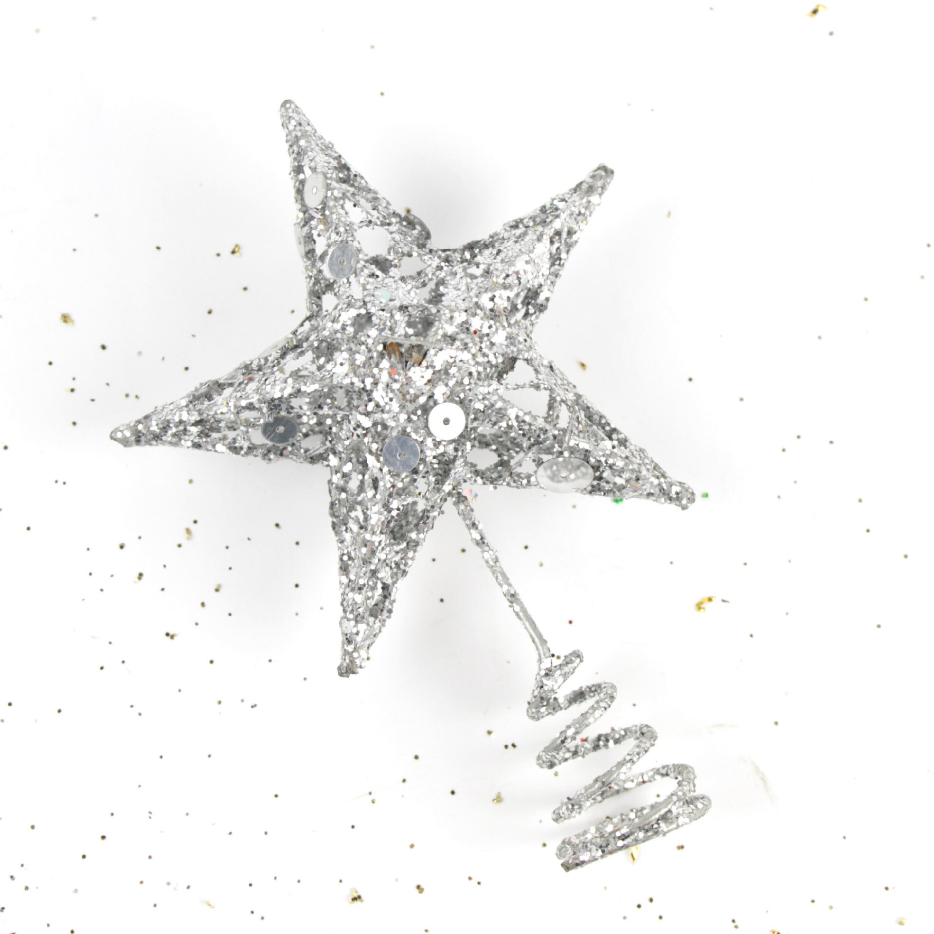 15cm Five Pointed Star Iron Decoration Tree Top St... – Grandado