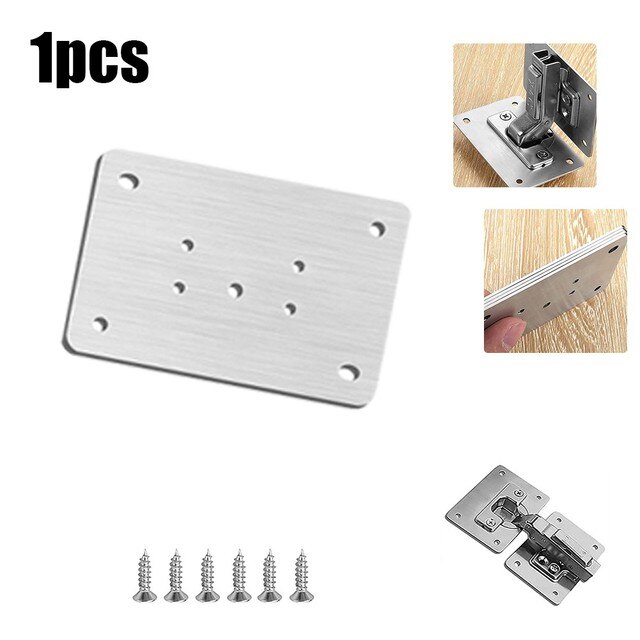 Mounting Hinge Repair Plate For Cabinet Furniture ... – Grandado
