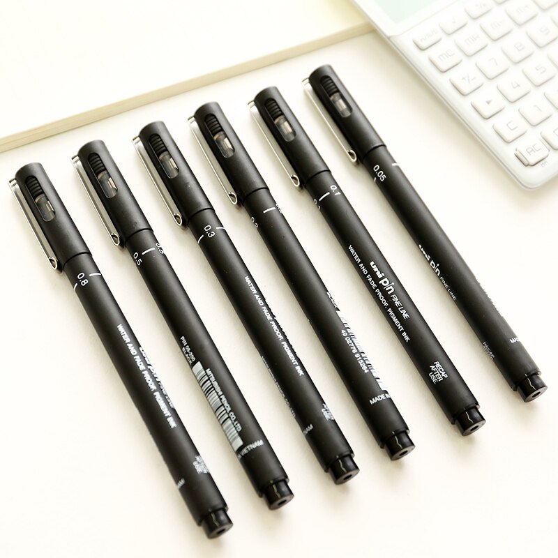 Japan Uni Pin Art Pigma Painting Pen Water and Fad... – Grandado