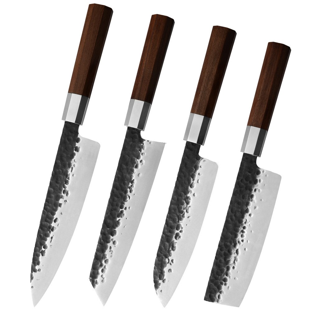 Japanese Kitchen Kitchen Knife Rosewood Octagonal ... – Vicedeal