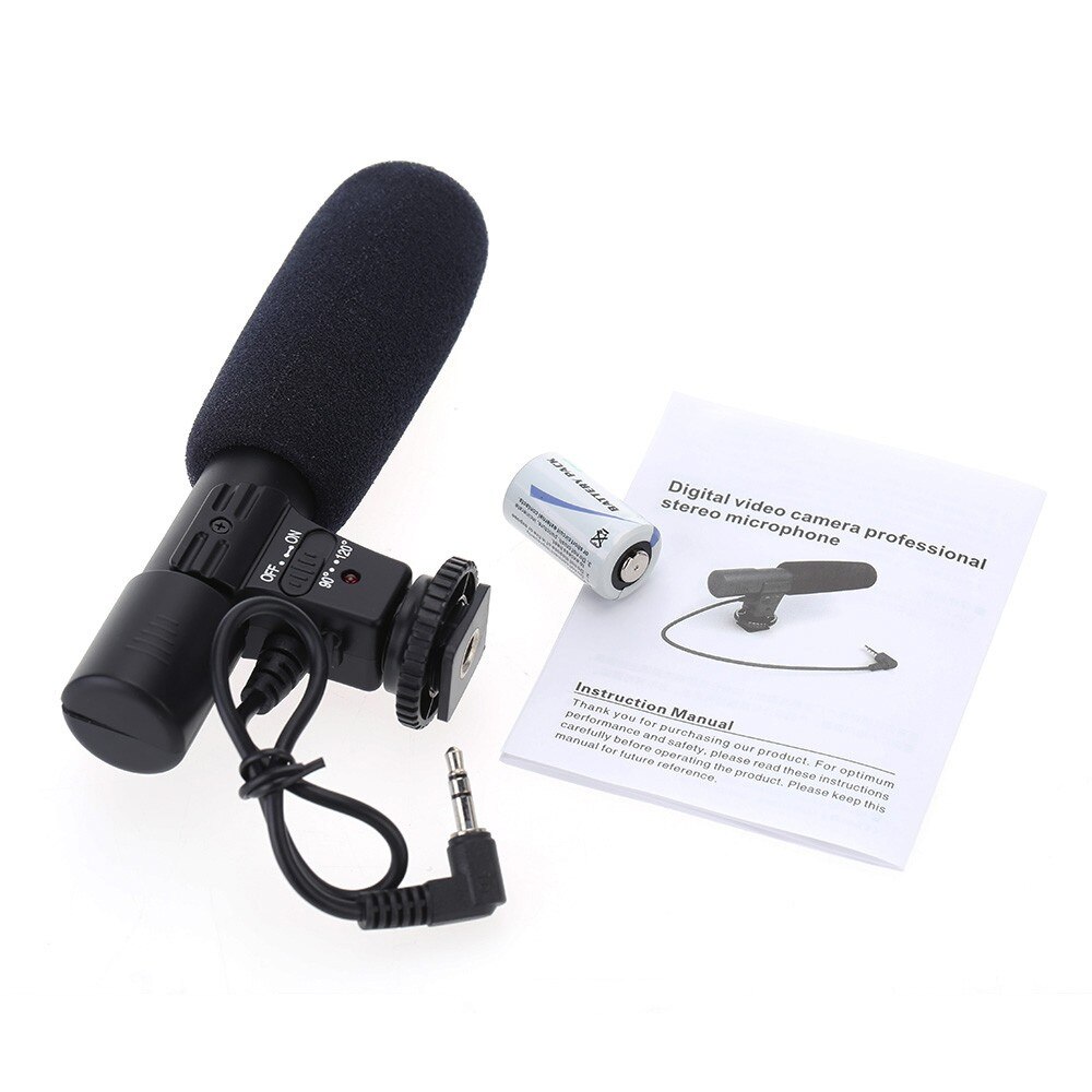 Mic-01 Condenser Microphone 3.5mm Stereo Recording... – Grandado