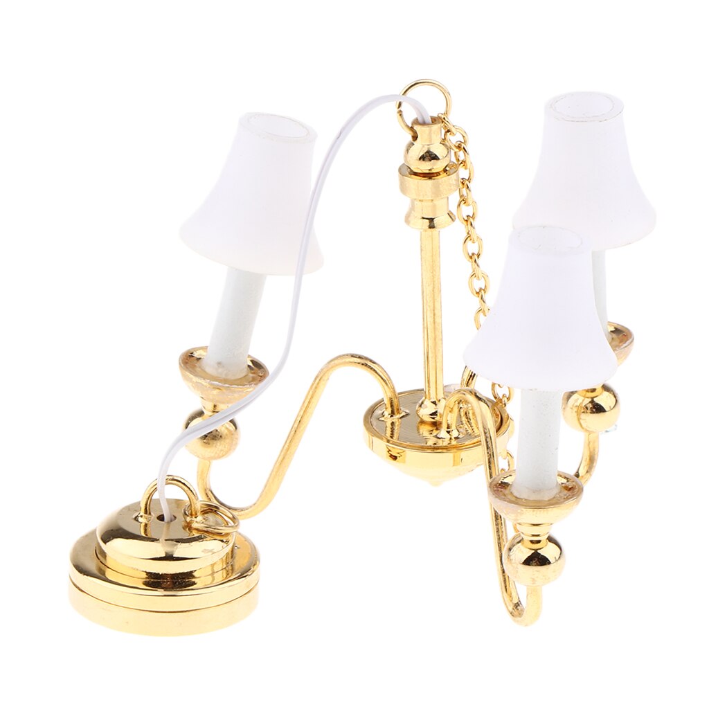 Dollhouse Miniature Light 1:12 Scale Ceiling Lamp ... – Grandado