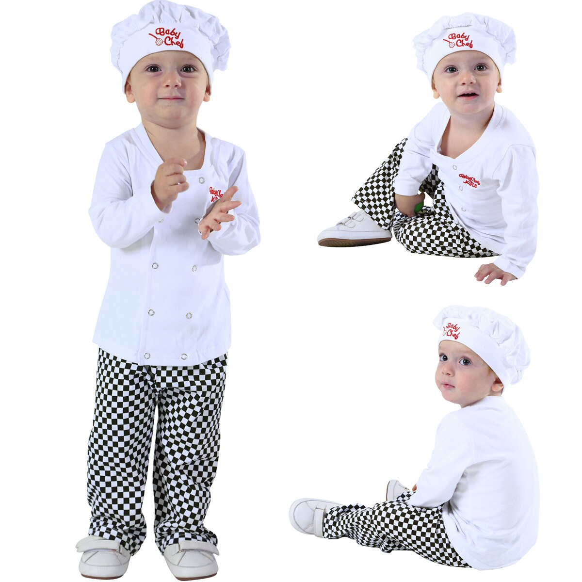 Baby Peuter Chef Cosplay Kostuum Carnaval Outfits ... – Vicedeal