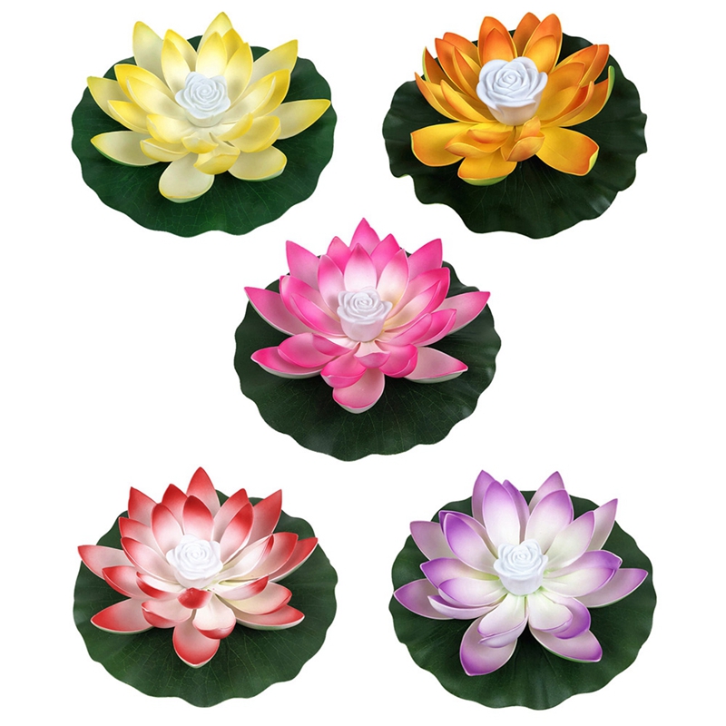 LED Energy Saving Lotus Lamp For Garden Pool Pond ... – Grandado