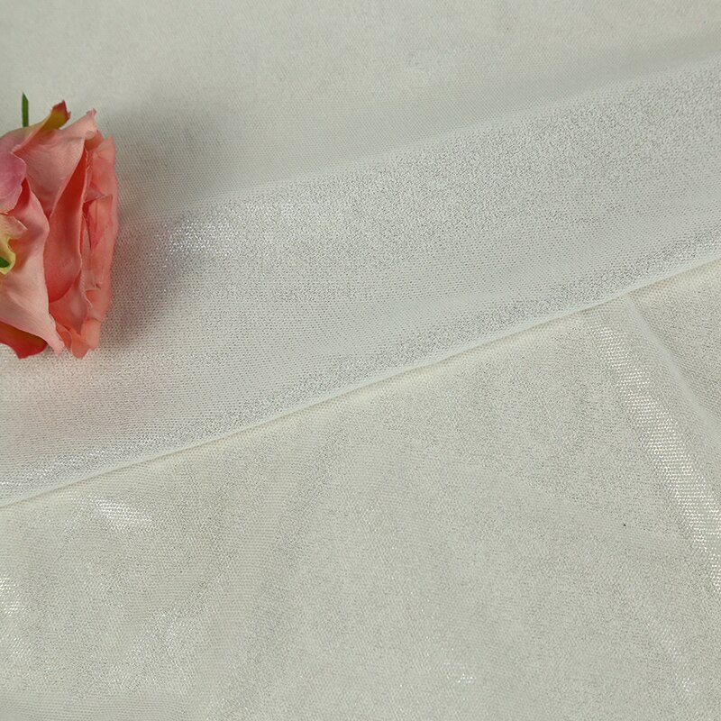 Polyester white soft stretch tulle mesh fabric Dre... – Grandado