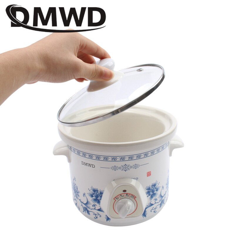 DMWD 1.5L Electric Mini Slow Cooker Stew Soup Porr... – Grandado
