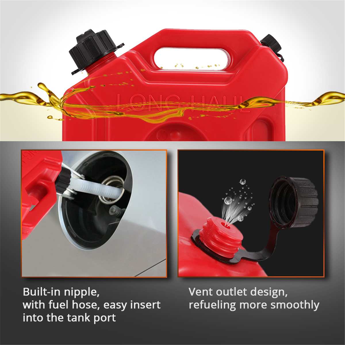 Partol 5L Brandstof Tanks Plastic Benzine Blikjes ... – Vicedeal