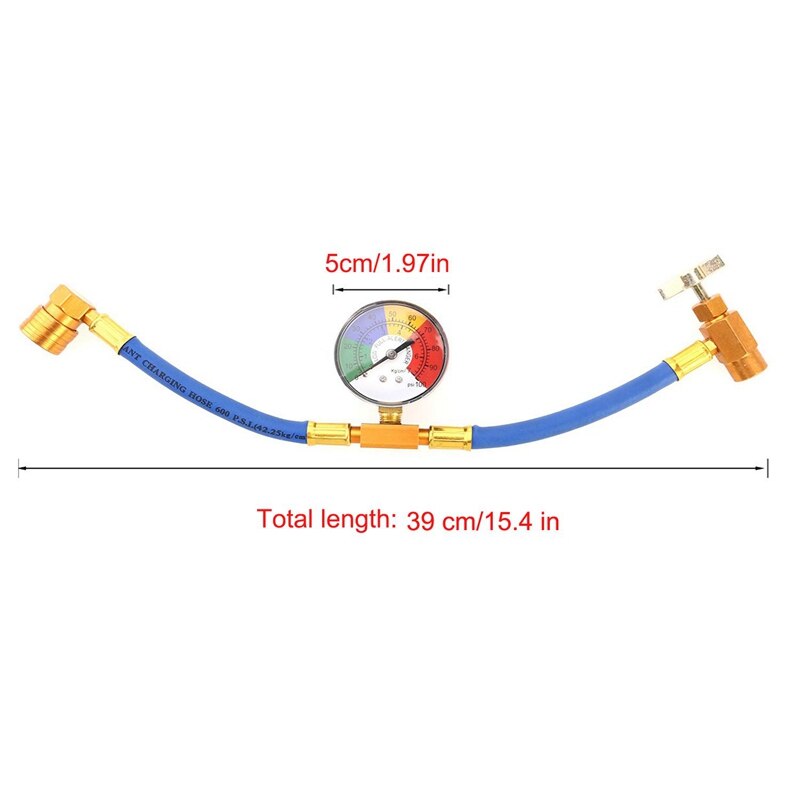 R134A Car Ac Refrigerant Charge Hose Kit Recharge ... – Vicedeal