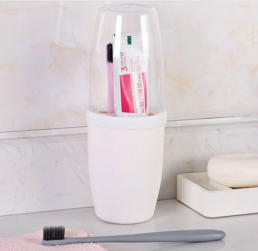 Travel Toothbrush Box Portable Set, Simple Covered... – Grandado