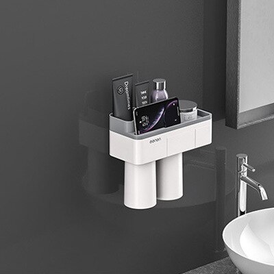 Magnetic Adsorption Inverted Toothbrush Holder Wit... – Vicedeal