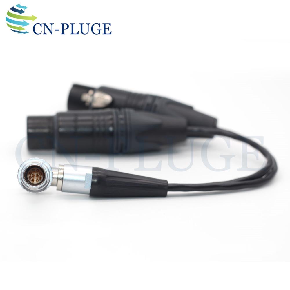 10 pin Stecker zu Dual 3 Pin XLR Breakout Audio Ei... – Vicedeal