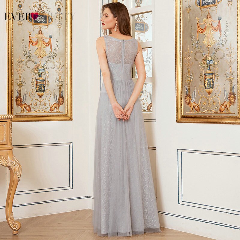 Bridesmaid Dresses Ever Pretty A Line Tulle V Neck... – Grandado