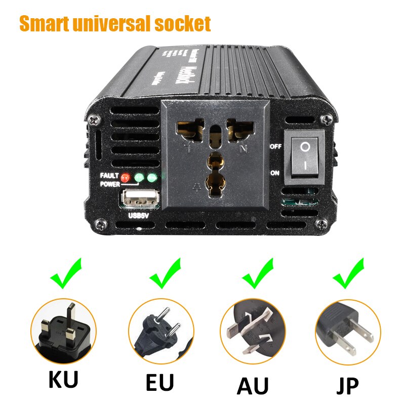 car inverter voltage inverter 12 v 220 v 1500W power inverter Modified ...