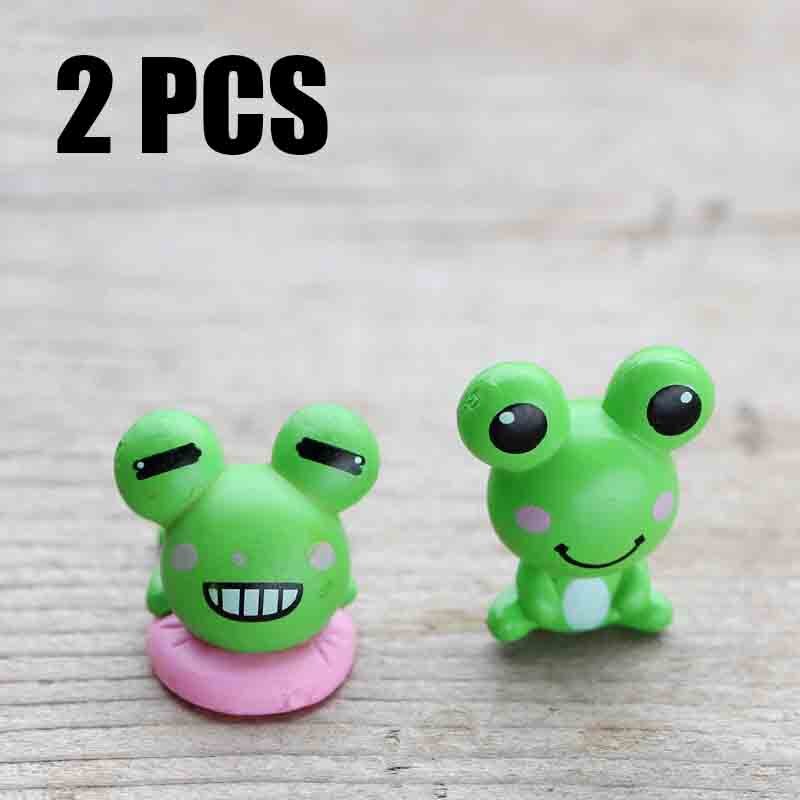 3 Style Cute Frog Mini Resin Crafts Fairy Garden M... – Grandado