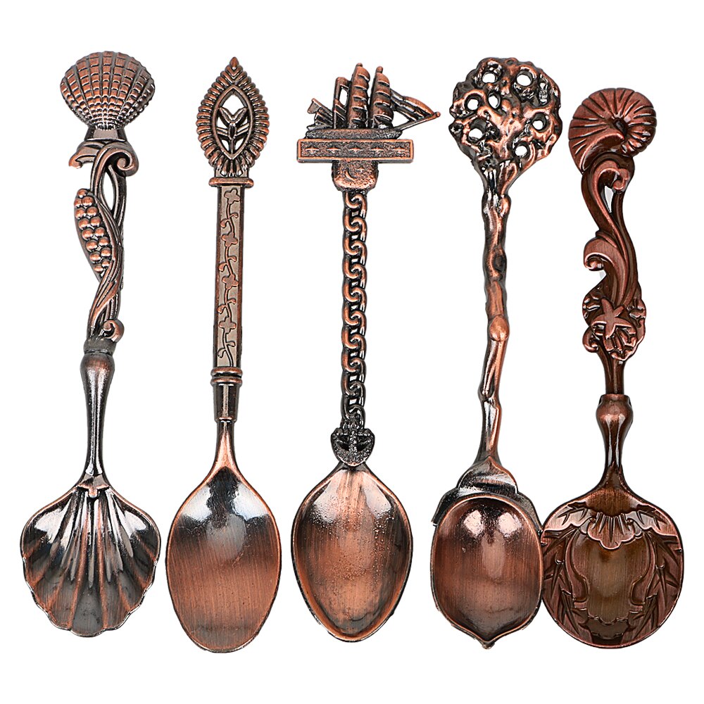 Carved Ice Cream Dessert Spoon Vintage Royal Style... – Vicedeal