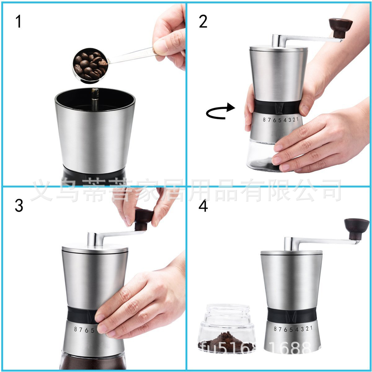 Hand-operated Coffee Grinder Hand-operated Coffee ... – Vicedeal