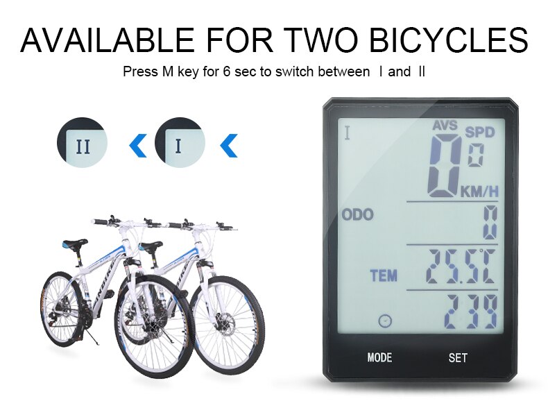 2.8" Large Screen Bike Computers Bicycle Comp... – Grandado