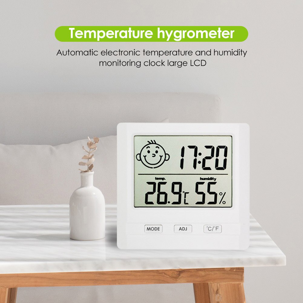 Multifunctionele Thermometer Hygrometer Elektronis... – Vicedeal