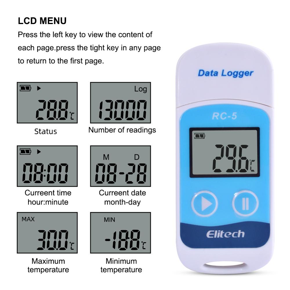 RC-5 High-precision Digital USB Temperature Data L... – Grandado RC-5 High-precision Digital USB Temperature Data L... – Grandado